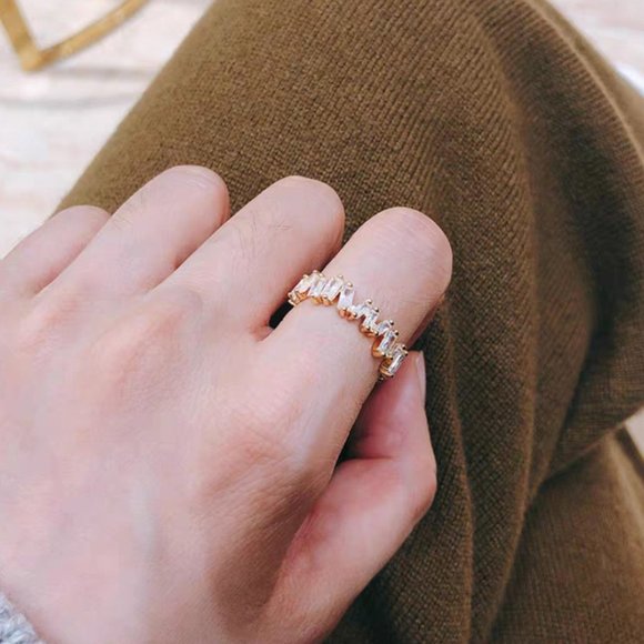 Jewelry | Beautiful Cluster Cz Stone Ring | Poshmark